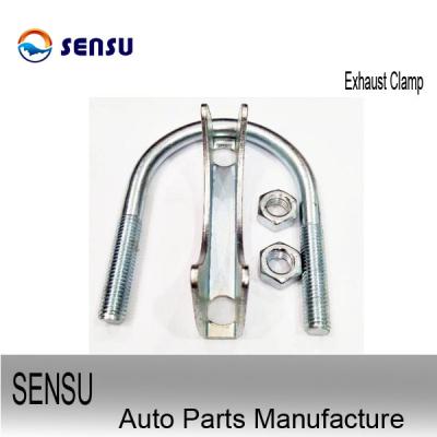 China Stainless Steel 304 Exhaust U Clamp ID 45mm Heavy Duty Muffler Clamp Universal Fit for sale