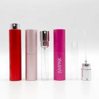 China 5ml 8ml Rotating Aluminum Small Refill Perfume Holder Travel Atomizer Mouth Cosmetic Oral Spray Bottle for sale