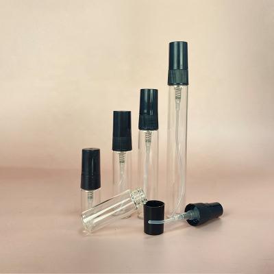 China Custom 2ml 3ml 5ml 8ml 10ml Cologne Sample Atomizer Empty Vials Test Container Perfume Glass Bottle for sale