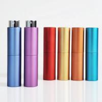 China 8Ml 5Ml Refillable Mini Twist up 10Ml 15Ml Pocket Aluminum Atomizer Perfume Mist Spray Bottle for sale