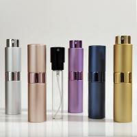 China Wholesale 8ml 10ml 15ml 20ml Empty Round Aluminum Mini Portable Travel Twist up Perfume Atomizer for sale