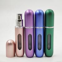 China Custom Bottom Fill Bottles Portable Mini Empty Wholesale Refillable Aluminium Spray Bottle 5ml Perfume Atomizer for Travel for sale