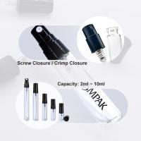 China Refillable 10ml Essential Oil Spray Containers Package Glass Vial Perfume Empty Bottles for sale