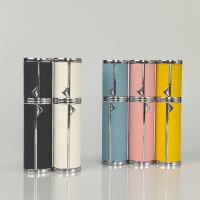 China Luxury Aluminum Cosmetic Packaging Custom Bottom Filling Travel Case Leather 5Ml Atomizer Perfume Refill Bottle for sale