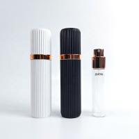 China 5ml 8ml Portable Travel Fragrance Mist Spray Bottle Plastic 10ml Magnetic Perfume Atomizer for sale