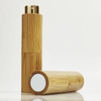China Wholesale Popular Rotating Luxury Empty 8ml 10ml 15ml 20ml Glass Spray Travel Bamboo Perfume Bottles for sale