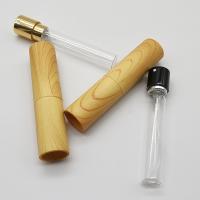 China Wholesale Popular Rotating Luxury Empty 8ml 10ml 15ml 20ml Glass Spray Travel Bamboo Perfume Bottles for sale