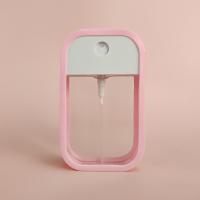 China Free Sample 38ml 45ml 50ml Credit Card Square Refillable Pump Spray Bottle for Hand Sanitizer Perfume Alcohol for sale