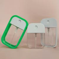 China Portable 38ml 45ml 50ml Credit Card square Plastic Perfume Atomiser Fresh Breath Mouth Spray Bottle for sale