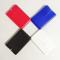 China Custom Logo Empty Plastic Transparent 20ml Pocket Credit Card Flat Alcohol Travel Spray Perfume Bottle for sale