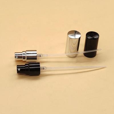 China 11 12 13 18 20 Silver Gold Black Aluminium Cap Screw Fine Mist Perfume Pump Sprayer With Nozzle for sale