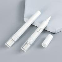 China Custom Logo Plastic White 3ml Empty Nail Glue Remover Nail Polish Corrector Pen for sale