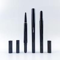 China New Custom Cosmetic Packaging Double-End Contour Stick Plastic Lip Liner Makeup Tube Empty Lipstick Pen for sale