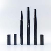 China Custom Plastic Two Sided Eyeshadow Stick Empty Twist up Lip Balm Tube Packaging Lipstick Pen for sale