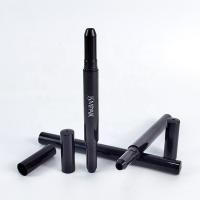 China Custom Plastic Two Sided Eyeshadow Stick Empty Twist up Lip Balm Tube Packaging Lipstick Pen for sale