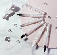 China 2ml 2.5ml 4ml 6ml Plastic Empty Custom Logo Nail Cuticle Oil Packaging Twist Pen With Brush Applicator for sale