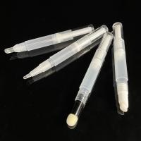 China 2ml 2.5ml 4ml 6ml Plastic Empty Custom Logo Nail Cuticle Oil Packaging Twist Pen With Brush Applicator for sale