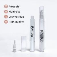 China 1.5ml 2ml 4ml Hot Sale Empty Clear Twist Pen Cuticle Oil Twist Pen Plastic Lip Gloss Container with Brush Tip for sale