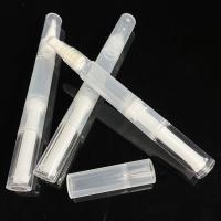 China 2ml 4ml Empty Cosmetic Tube Clear Empty Lip Gloss Tube Pen With Brush Applicator for sale