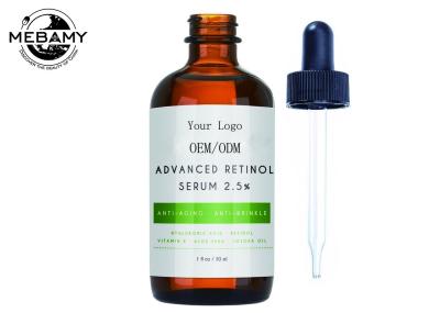 China 60ml Organic Retinol Serum 2.5% With Hyaluronic Acid & Vitamin E For Face for sale