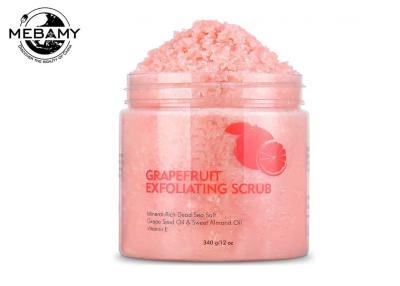 China Grapefruit Dead Sea Salt Skin Care Body Scrub For Deeping Cleanse And Detoxifies for sale