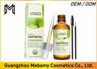 China 100% Pure Cold Pressed Castor Oil  Hexane Free Boosts Eyelashes / Hair Growth for sale