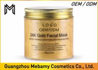 China 24 K Gold Skin Care Face Mask Anti Aging Contain Hyaluronic Acid Locks Moisture for sale