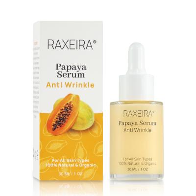 China Liquid Papaya Organic Face Serum With Hyaluronic Acid Anti Wrinkle for sale