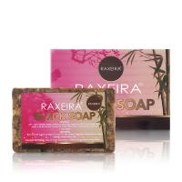 China Flowers Smell Organic Handmade Soap Skin Lightening African Black Bath Soap for sale