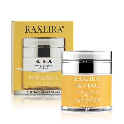 China 1.69OZ Retinol Moisturizing Cream For Face With 5% Hyaluronic Acid And Aloe Vera for sale