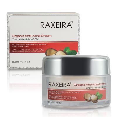 China Organic Anti Acne Cream For Face With Macadamia Seed  Jojoba Seed Oil for sale