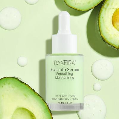China Private Label 100% Natural Organic Whitening Brightening Smoithing Moisturing Avocado Face Serum for sale