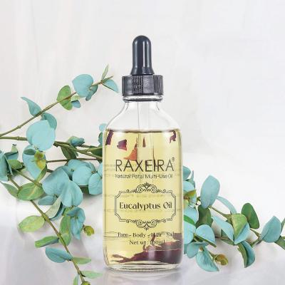 China Private Label Eucalyptus Essential Oil Natural Rosemary Eucalyptus Lavender Rose Oil Moisturizer Massage Face Body Hair for sale