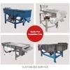 China Carbon Steel Or Stainless Steel Vibrating Screen Sifter Linear Perlite for sale