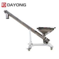China Flexible Ash Screw Conveyor Carbon Steel Inclined Screw Conveyor With Hopper for sale