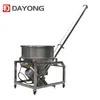 China Flexible Ash Screw Conveyor Carbon Steel Inclined Screw Conveyor With Hopper for sale