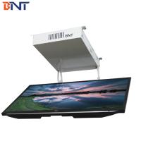 China Motorized Flip Down Ceiling TV Lift for 55-75 Inch TVs with 45kg Capacity and 680mm Travel for sale