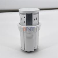 China BNT PP110UK Smart Pop-Up Desktop Socket with 18W Wireless Charging, 3 UK Power Outlets & USB A+C Fast Charge for sale