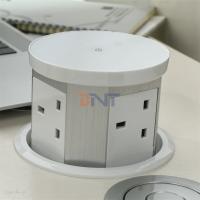 China BNT PP110UK Smart Pop-Up Desktop Socket with 18W Wireless Charging, 3 UK Power Sockets and USB Type A+C Ports for sale