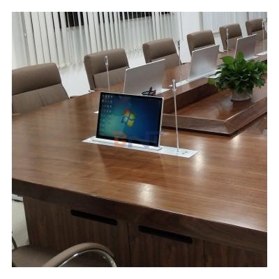 China BNT 15.6-inch Full HD Motorized Retractable Monitor Lift with 1920×1080 Resolution for Conference Systems for sale