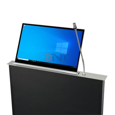 China 17.3 Inch Ultra-Thin LCD Screen Lift Mechanism with 30° Tilt Adjustment and 16-Second Operation for Conference Tables for sale