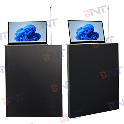 China 17.3 Inch Ultra-Thin LCD Monitor Lift with 16-Second Rise/Fall and DC 12V Power for Conference Tables for sale