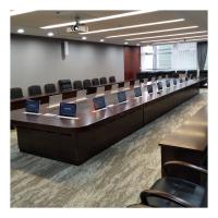 China 17.3 Inch LCD Pop-up Monitor Lift System with 1920×1080 Resolution and 16-Second Operation for Paperless Conference Rooms for sale