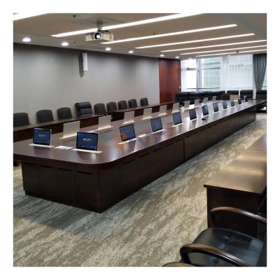China 17.3 Inch LCD Pop-up Monitor Lift System with 1920×1080 Resolution and 16-Second Operation for Paperless Conference Rooms for sale