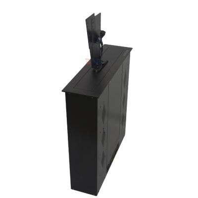 China BBL-24 Motorized Computer Monitor Lift for 19-24 Inch Screens with 5mm Panel and 30dB Quiet Operation for sale