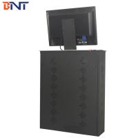 China BBL-24 Motorized Computer Monitor Lift for 19-24 Inch Screens with 5mm Panel and 30dB Quiet Operation for sale