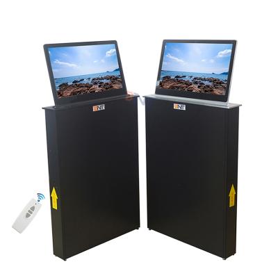 China Motorized Conference Monitor Lift System with 13.3-23.6 Inch FHD Screens and 0-30° Adjustable Angle for sale