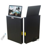 China Motorized Conference Monitor Lift System with 13.3-23.6 Inch FHD Screens and 0-30° Adjustable Angle for sale