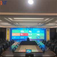 China BNT 17.3 Motorized Monitor Lift with 17.3 Inch Touch Screen and Conference Mic for Meeting Tables for sale