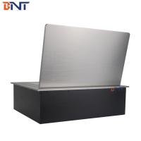 China BNT Motorized Monitor Lift with 120-Degree Flip Angle and Integrated Keyboard/Mouse Platform for Office Spaces for sale